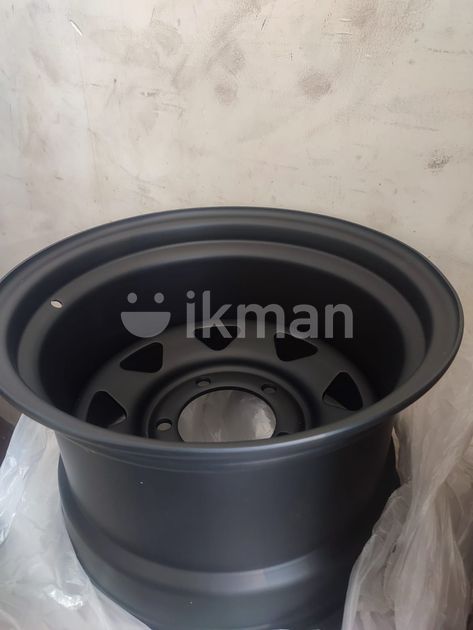 15×10 4WDR5 Steel Matt Rims for Sale in Piliyandala | ikman