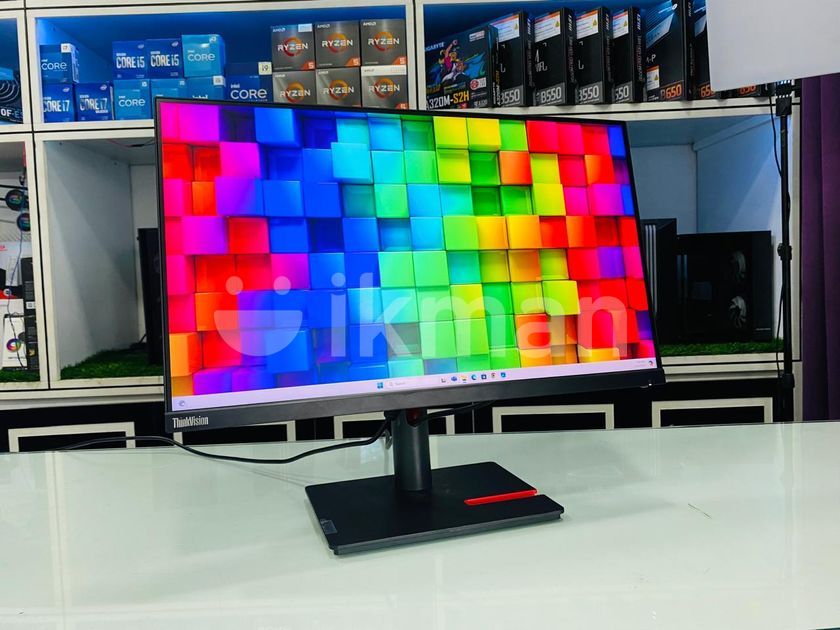 24 INCH LENOVO THINKVISION WIDE SCREEN FHD IPS USED MONITOR for Sale in ...