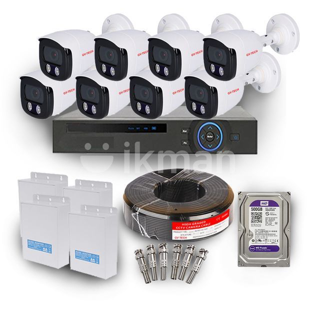 2MP Full Day Color Night VU 8 CCTV Camera Set for Sale in Colombo 11 ...