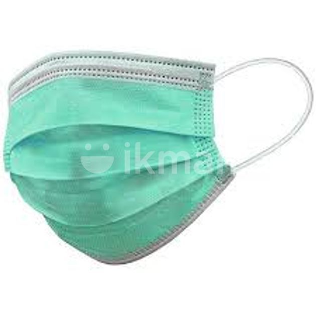 3 PLY FACE MASK (LIGHT GREEN COLOUR) in Colombo 11 | ikman