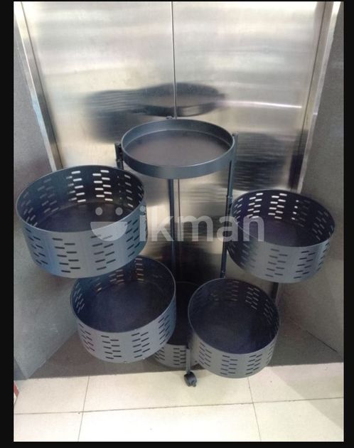 5 LAYER STORAGE RACK ROUND SHAPE (30*30*88 CM) for Sale | Wattala | ikman