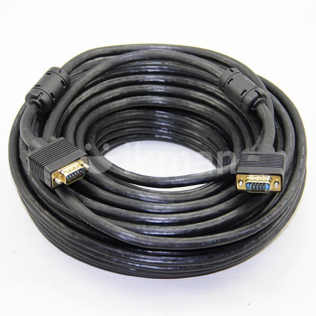 50m VGA Cable For Laptop, Computer Monitor & CCTV DVR Support in ...