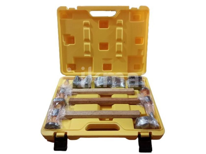 7Pcs Auto Body Repair Tool Hammer Dolly Set with Carrying Case for Sale ...