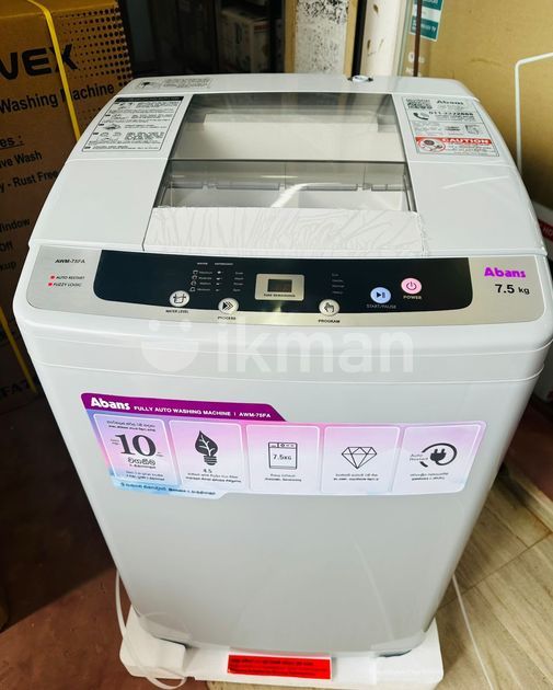 Abans Washing Machine 7.5KG (AWM-75FA) for Sale in Kadawatha | ikman