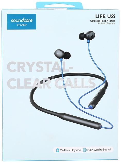 ANKER SOUNDCORE LIFE U2i BLUETOOTH NECKBAND, 24h PLAYTIME, LIGHT WEIGHT ...