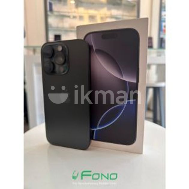 Apple iPhone 16 Pro 512GB|Black Titanium (Used) | ikman