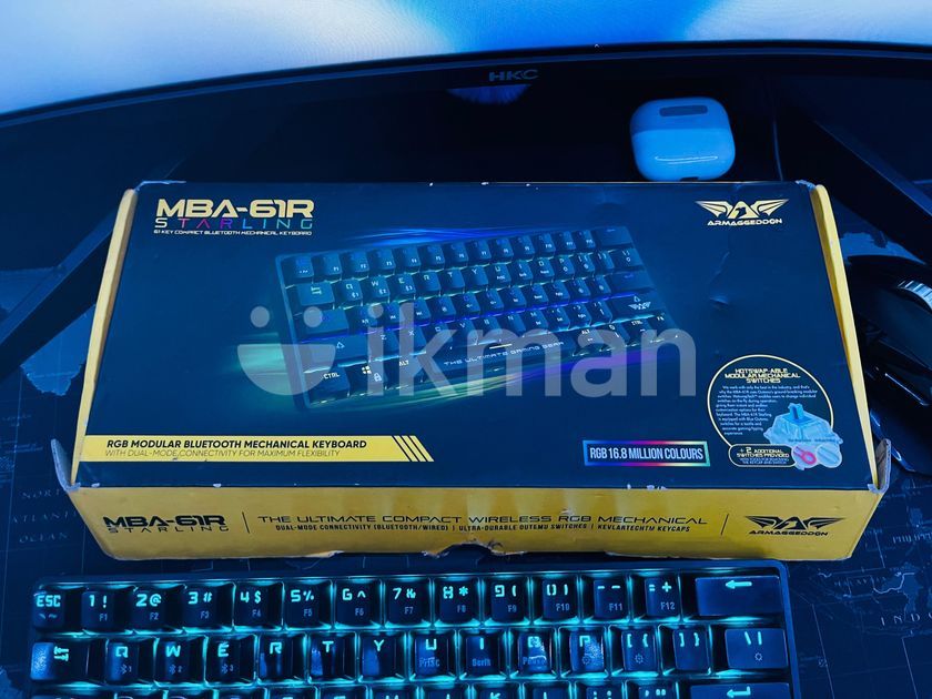 Armaggeddon MBA 61R Starling Mechanical Keyboard Full Box for Sale in ...