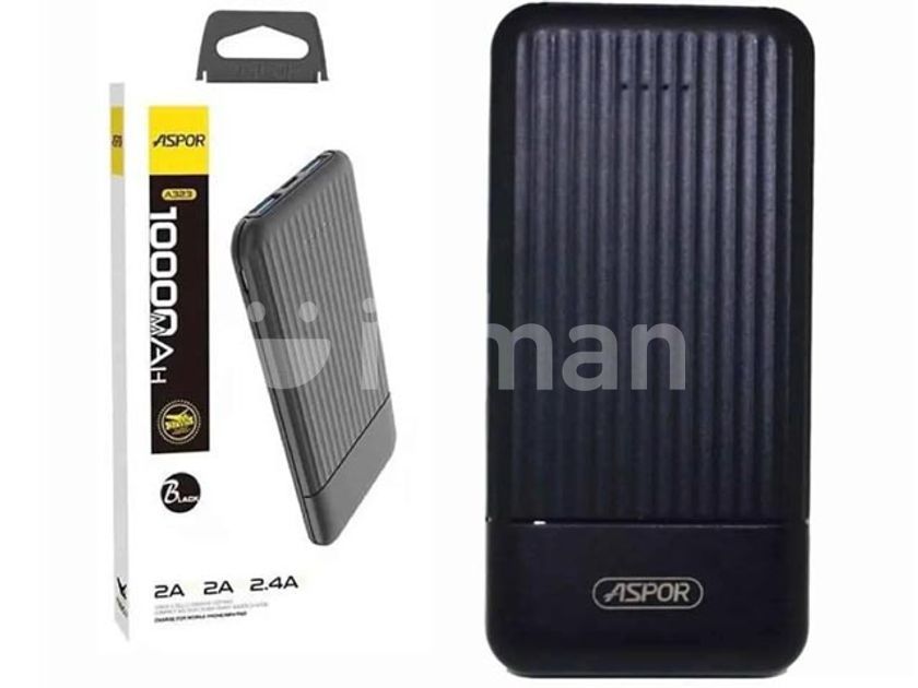 ASPOR A323 Power bank 10000MAH Fast Charging 2 input outputs phone | ikman