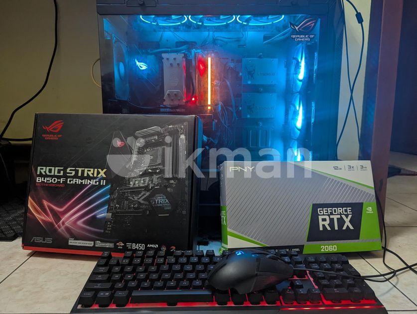 Asus High End Gaming PC with MSI keyboard/ Logitech mouse for Sale in ...
