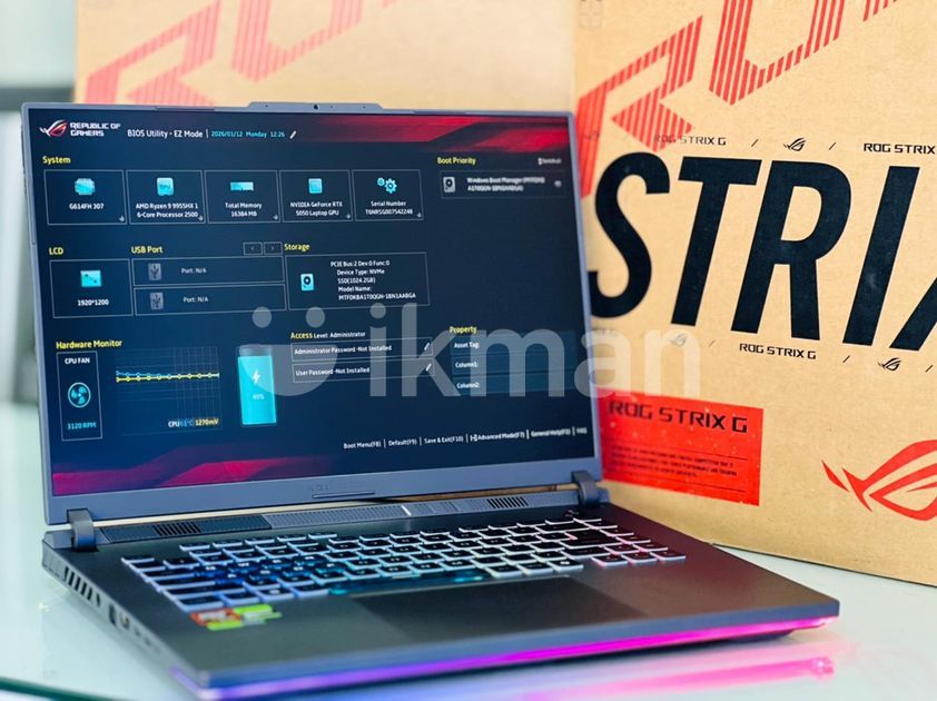 Asus Rog Strix G16 Ryzen 9.RTX 5050 8GB VGA 1TB SSD New Gaming Laptop ...