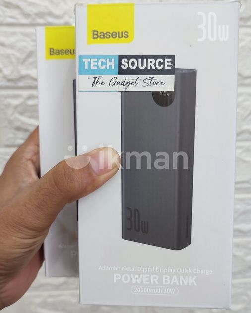 Baseus 30W 20000mAh Power Bank(New) for Sale in Nawala | ikman