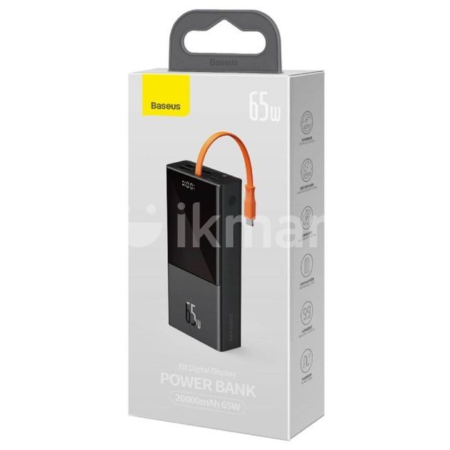 Baseus Elf Digital Display Power Bank 20000mAH 65W for Sale in Nugegoda ...