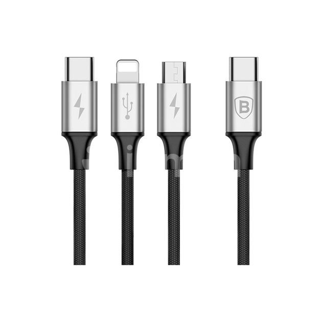 Baseus Rapid Series USB-C To 3-in-1 3A High Speed Charging Cable(New ...