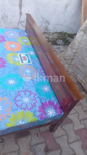 Bed with 2 Layer Damro Mattress 6ft *5ft for Sale | Nugegoda | ikman