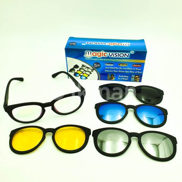 Best Quality 5 in 1 Magic Vision Sunglasses in Colombo 6 | ikman