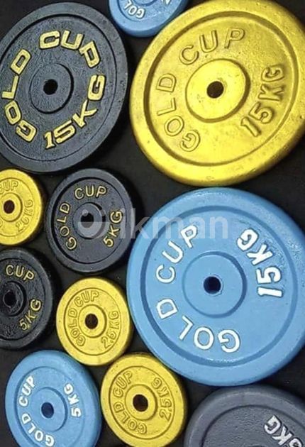 Brand New Dumbbell Weight Plate Barbell Set for Sale in Wattala | ikman