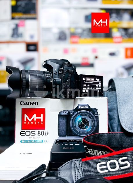 Canon 80D DSLR Camera Full Set Box for Sale in Gampaha City | ikman