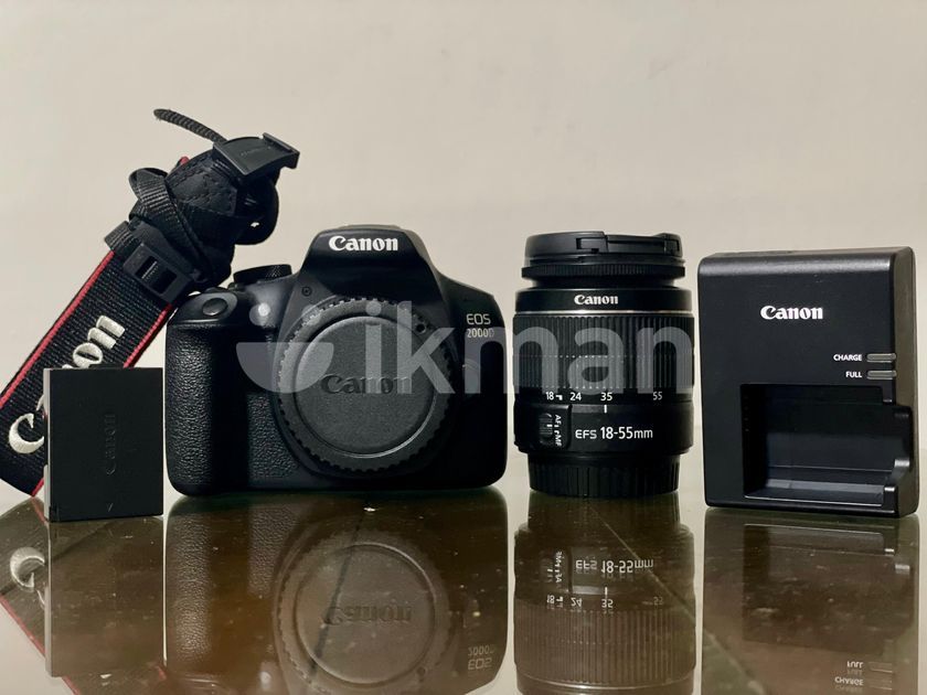 Canon EOS 2000D DSLR Camera Kit for Sale in Ratmalana | ikman