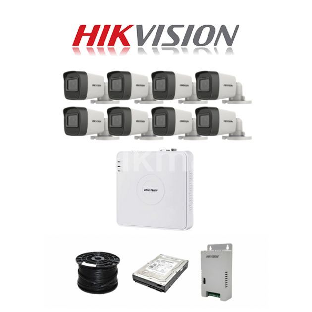 CCTV 8 CHANNEL CAMERA SYSTEM - 24/7 FULL COLOUR (1920 × 1080P ...