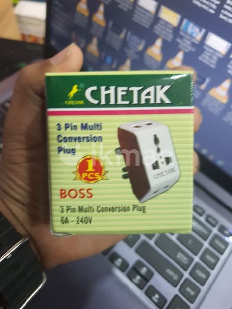 Chetak 3pin Multi Conversion Plug in Rajagiriya | ikman
