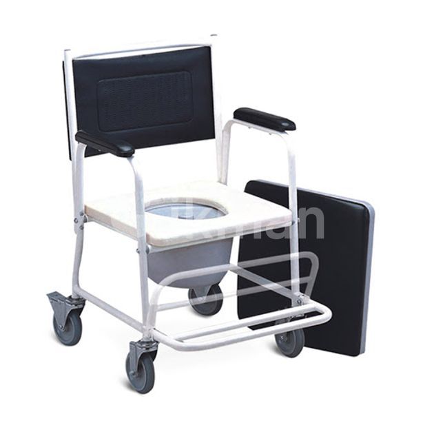 Commode Chair Castor Wheel With Foot Rest - Shower for Sale in Colombo ...