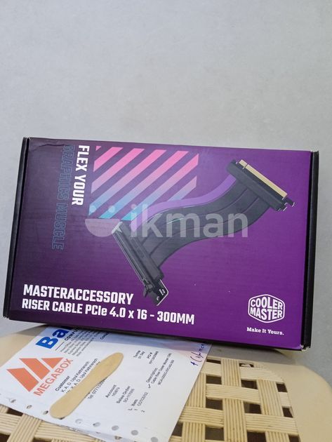 Cooler Master 300mm VGA Riser Cable PCIe 4.0 x16 Brand New Sealed for ...