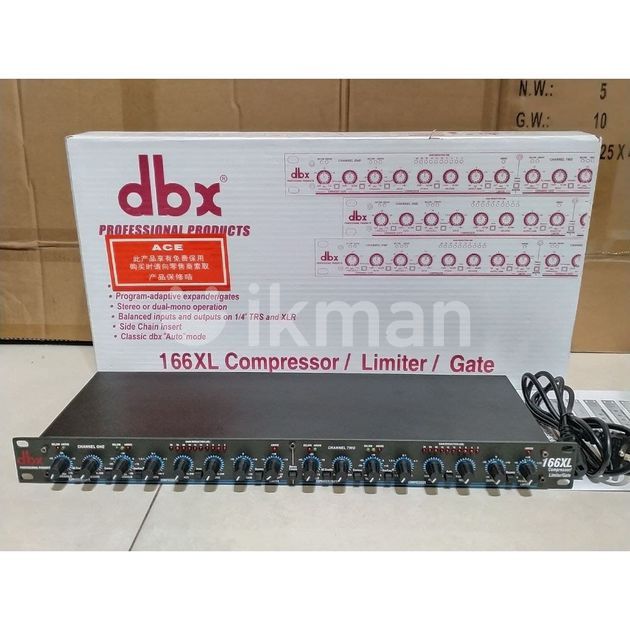 DBX 166XL Stereo Compressor / Limiter Gate - Reverb in Moratuwa | ikman