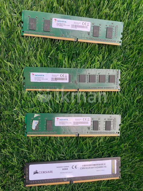 DDR 4 Ram 4GB 2400mhz (4gbx4) 1- 2500rs for Sale in Jaffna City | ikman