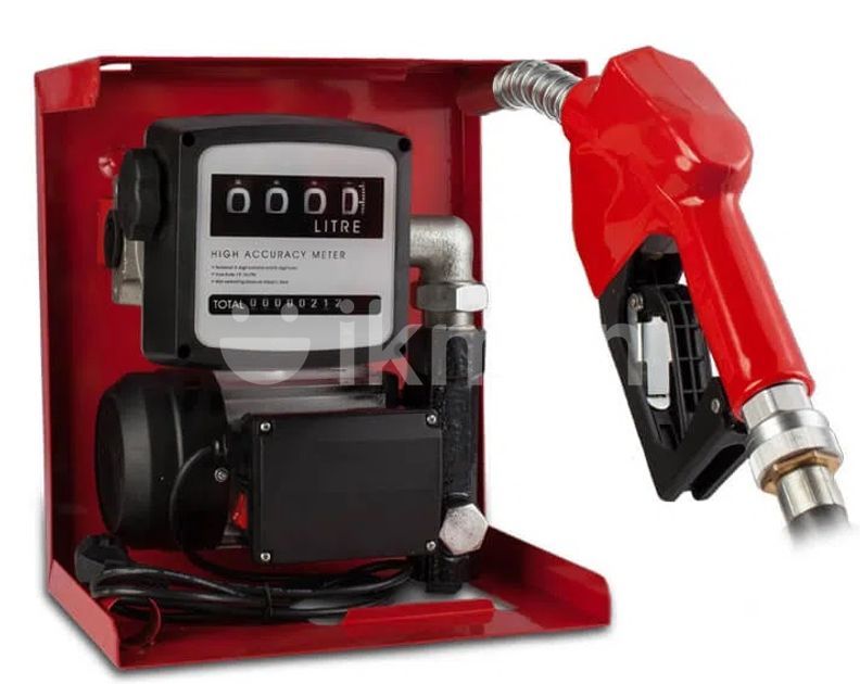 Diesel & Kerosene Fuel Meter Pump Complete Unit with Dispenser for Tank ...