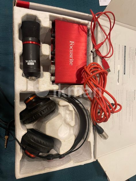 Focusrite Scarlett Studio Recording Full Set with Mic for Sale in ...
