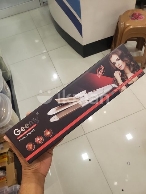 Geemy 2961 2 in 1 Hair Straightener for Sale in Rajagiriya | ikman