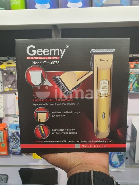 Geemy Rechargeable Hair Trimmer - GM 6028 for Sale in Rajagiriya | ikman