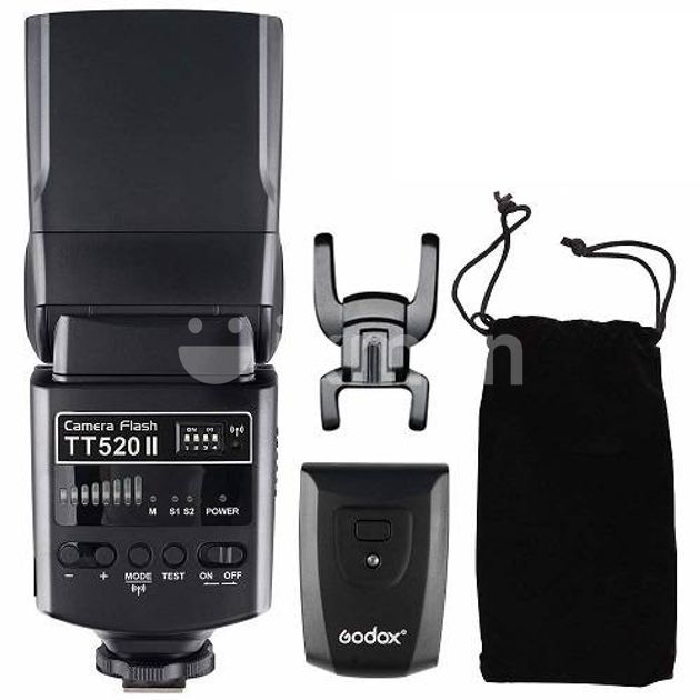 Godox TT 520 II Speedlite Flash + RT Wireless Transmitter for Sale in ...