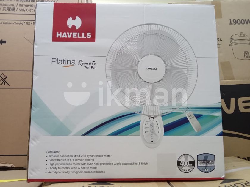 Havells 16 inch Wall Fan with Remote for Sale in Dehiwala | ikman