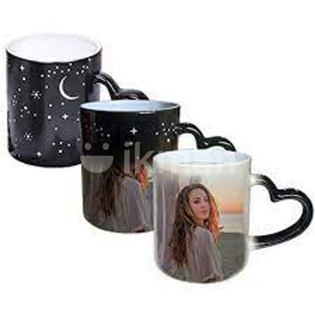 Heart Handle Magic Mug Sublimation Heat Press Printing in Nugegoda | ikman