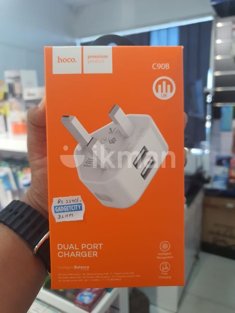 HOCO C90B 2.4A Dual Port Charger in Rajagiriya | ikman