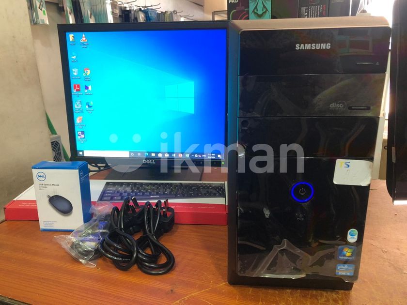 i3 2nd 3.10/ 4GB Ram,500 Hard,17” Monitor Full Set Desktop Cpu Computer ...