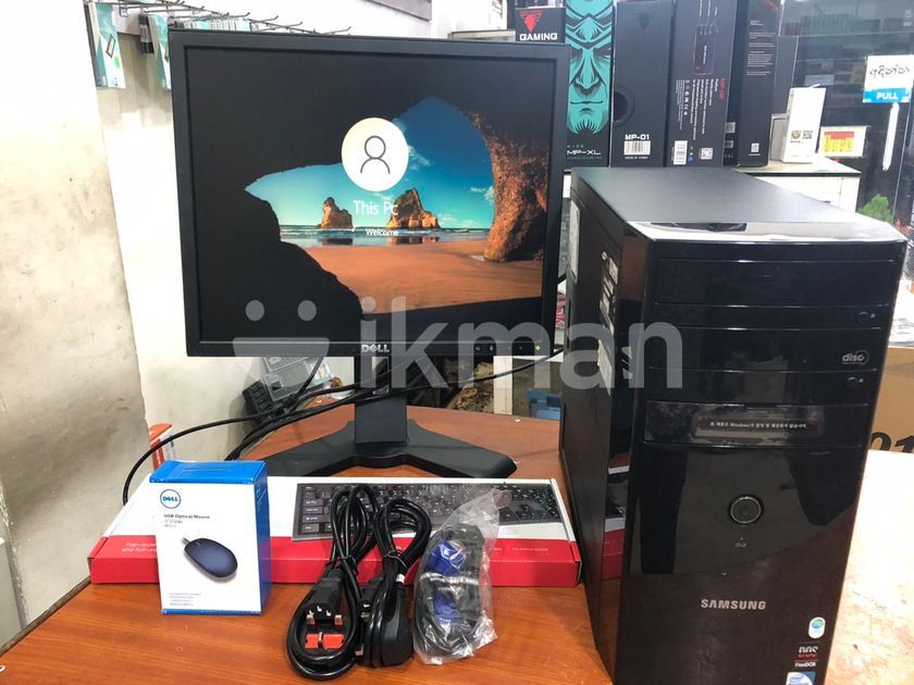 i3 2nd,4gb Ram, 19 Monitor Desktop Cpu Computer Full Ser for Sale in ...