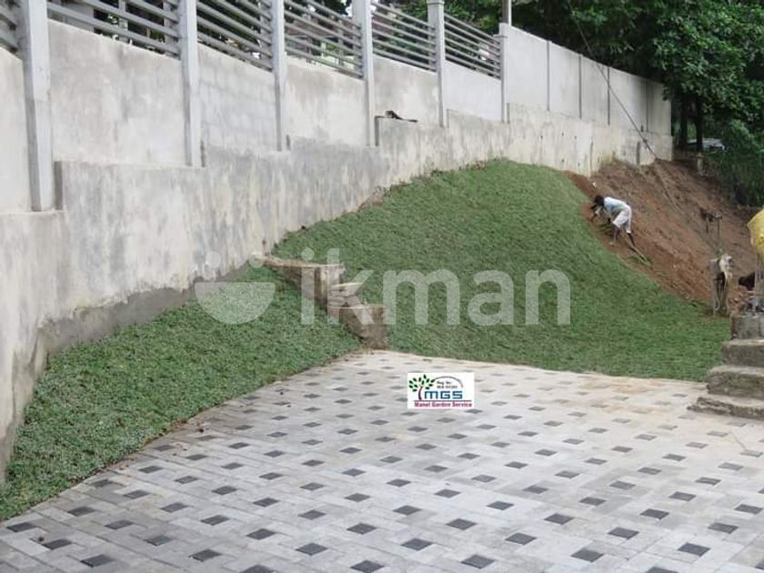 Interlock Paving with Malaysian Grass Landscaping Service | Pannipitiya ...