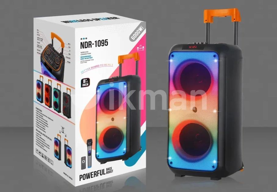 Karaoke Bluetooth Speaker Wireless Mic NDR - 1095 for Sale in Maharagama | ikman