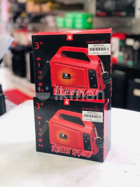 Karaoke Portable Wireless Speaker with LED Torch Light - KTS 1251 in ...