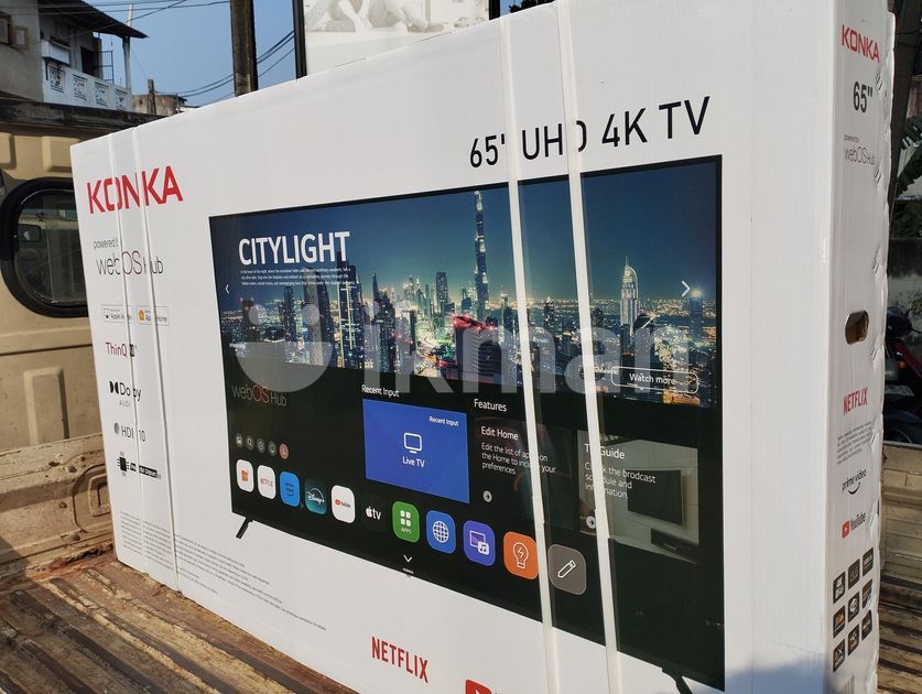 KONKA 65 inch WebOS 4K ultra HD Smart TV for Sale in Dehiwala | ikman