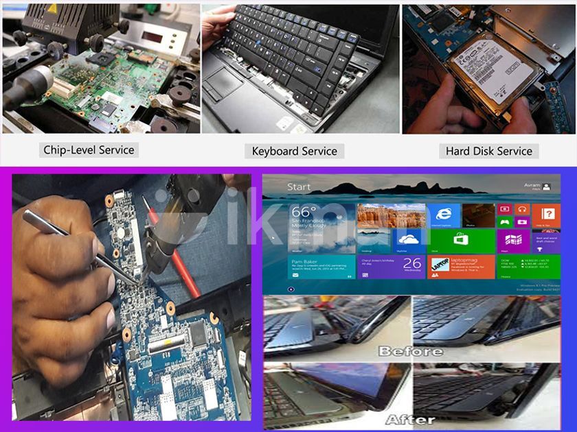 Laptop CHIP-LEVEL Full Service-Hinges Repair BooT Error Solve ONSITE ...