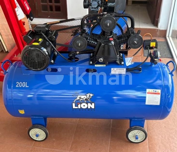 Lion 200L Air Compressor Copper (Browns) 4HP 8 bar for Sale in Moratuwa ...