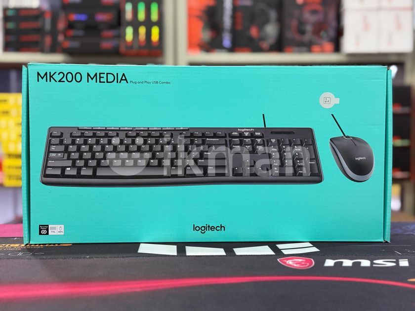 Logitech (MK200) Media Wired Keyboard with Mouse Combo for Sale in ...