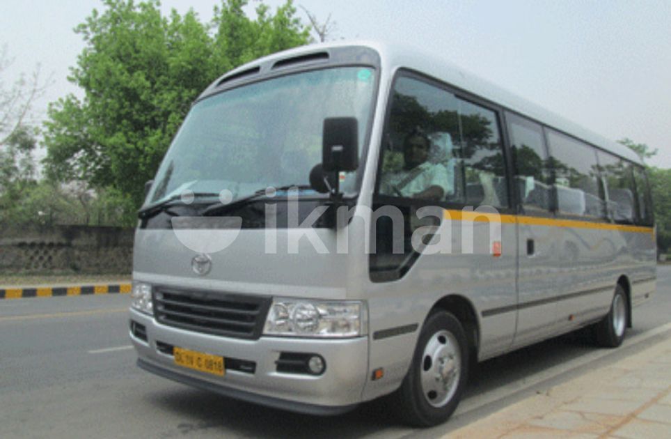 Luxury Bus for Hire Coaster Rosa with Driver for Sale in Maharagama | ikman