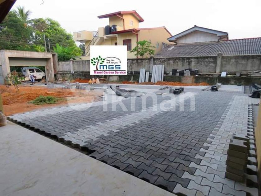 Malaysian Grass Laying & Supply Interlock Design Landscaping | Panadura ...