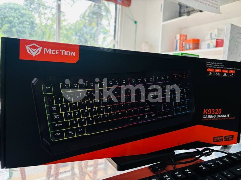 MEETION K9320 RAINBOW BACKLIT GAMING KEYBOARD for Sale in Horana | ikman