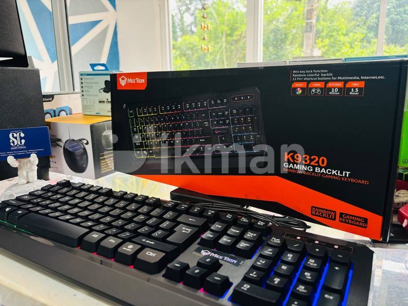 MEETION K9320 RAINBOW BACKLIT GAMING KEYBOARD for Sale in Wadduwa | ikman