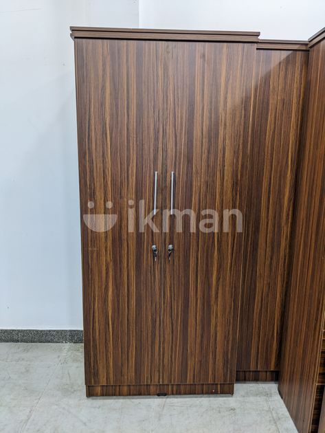 Melamine 2 Door Wood Color Almari for Sale | Meegoda | ikman
